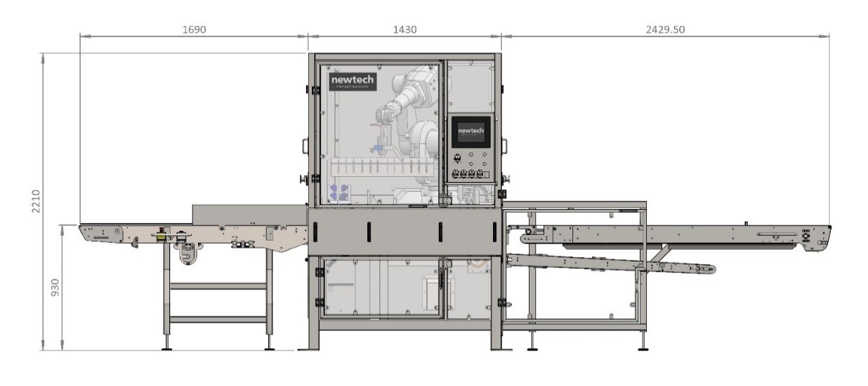 RoboSONIC Inline Pro Industrial Food Cutting Machine | newtech
